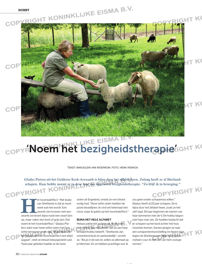 Het Schaap nr. 6/7 2022 - pag. 32 • Het Schaap