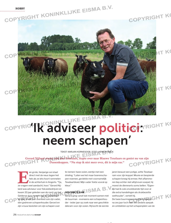 Voorbeeldexemplaar Het Schaap - pag. 26 • Het Schaap
